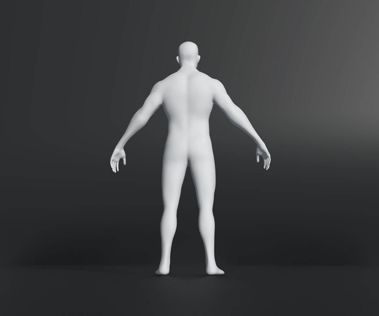 3D Male Body Base Mesh 28 Animations 3D Model 20k Polygons - TurboSquid ...