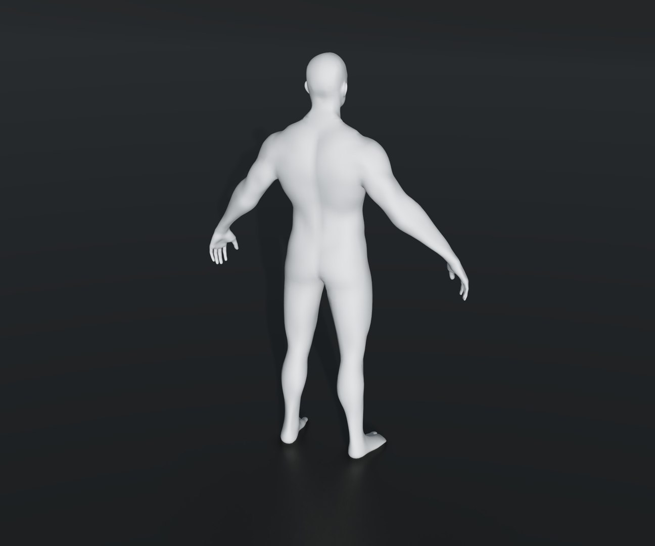 3D Male Body Base Mesh 28 Animations 3D Model 20k Polygons - TurboSquid ...