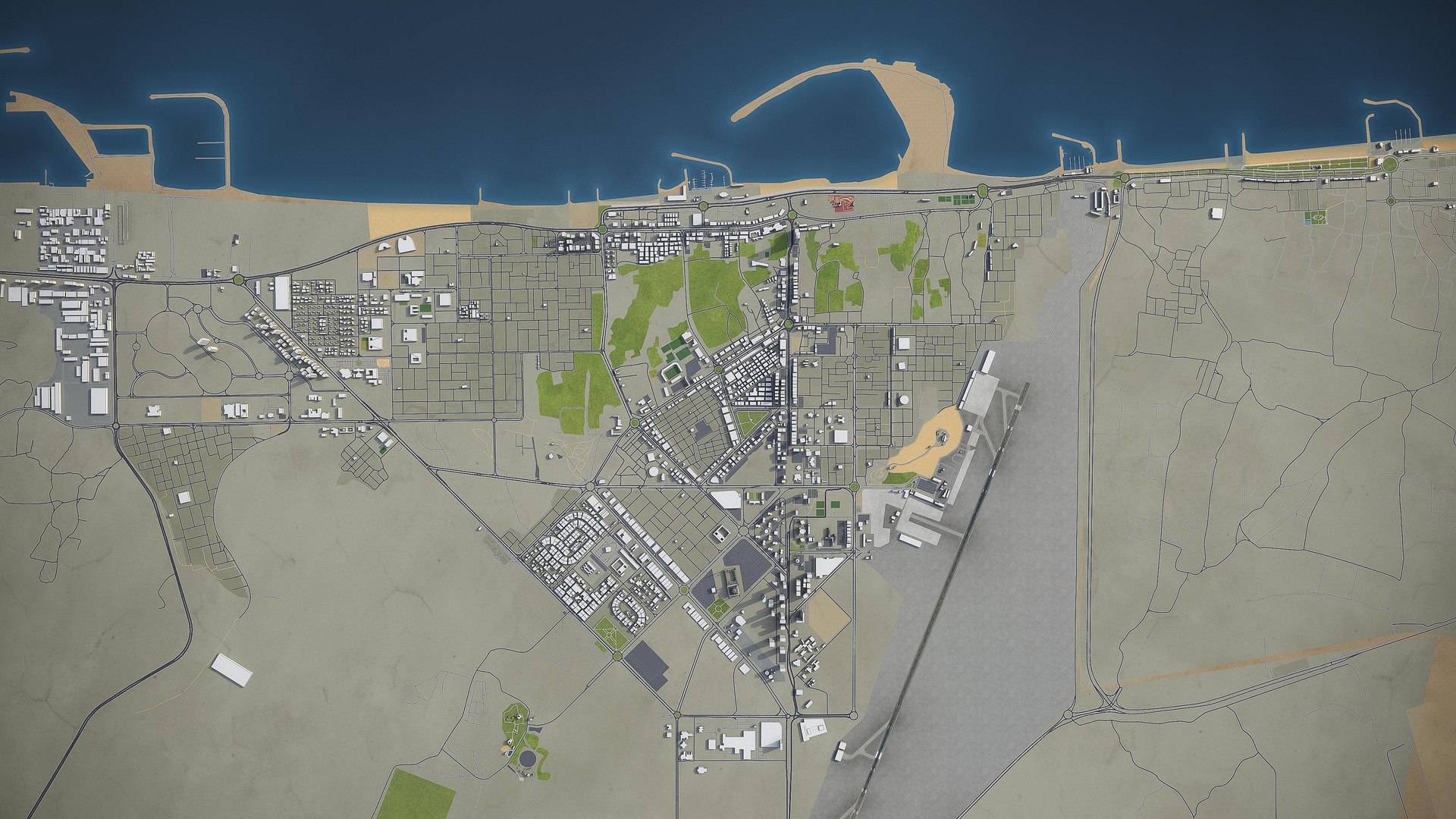 Fujairah Surrounding - Model - TurboSquid 1483424
