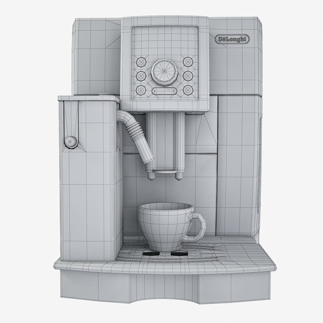 3d Espresso Machine Model
