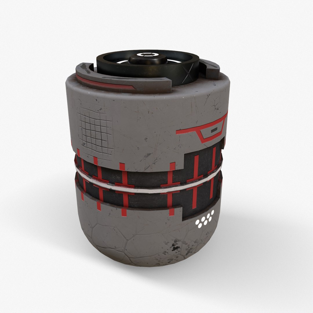 Free 3D sci-fi bomb v3 - TurboSquid 1715874