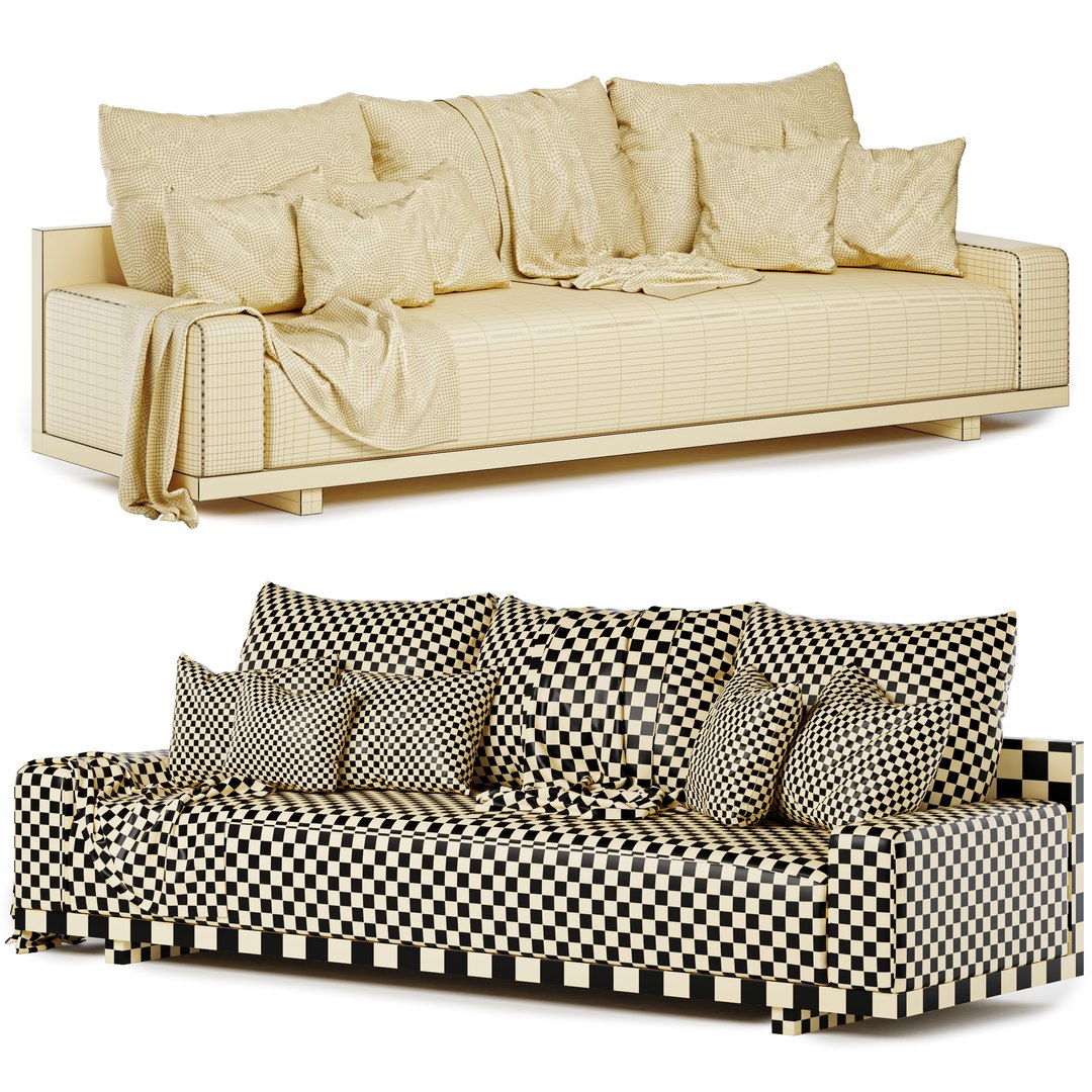 3D Kobe Sofa By Coco Republic - TurboSquid 2214686