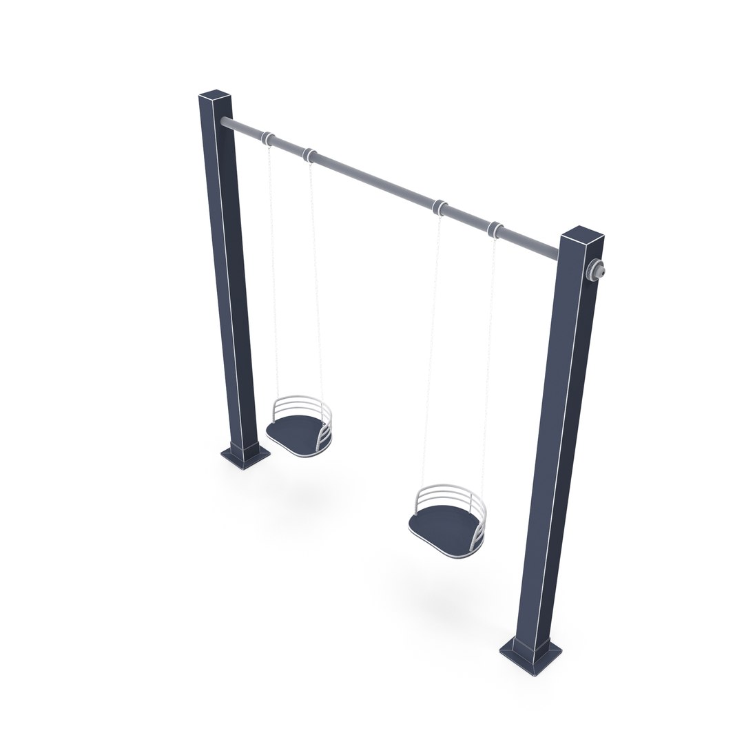 3D wooden swing model - TurboSquid 2160754