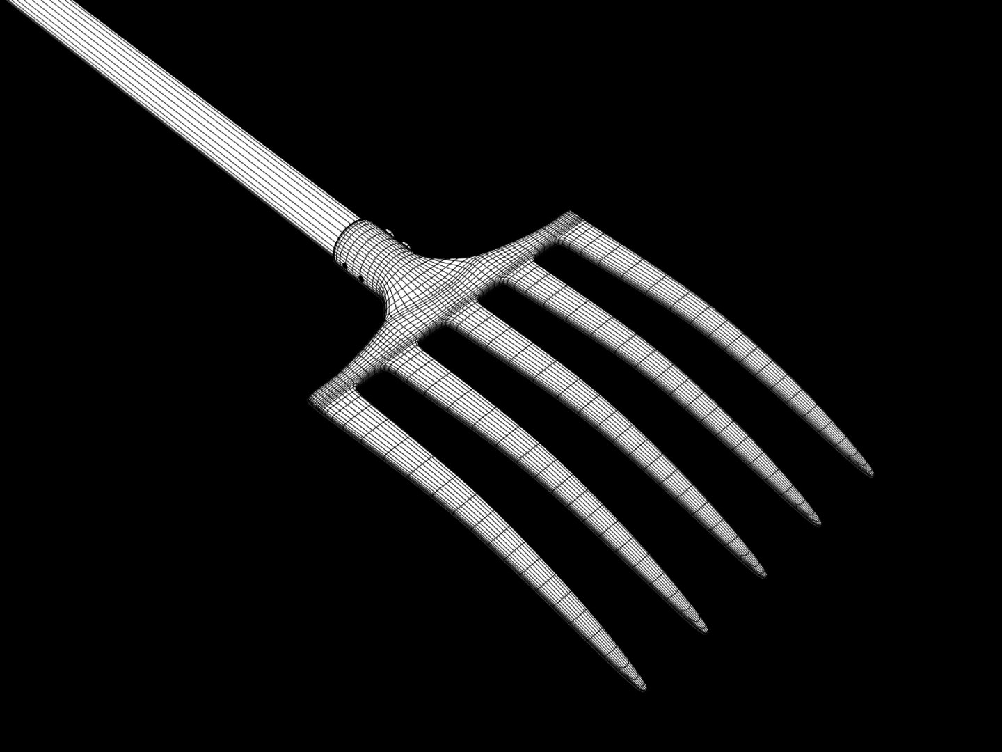 Pitchfork 3d Model