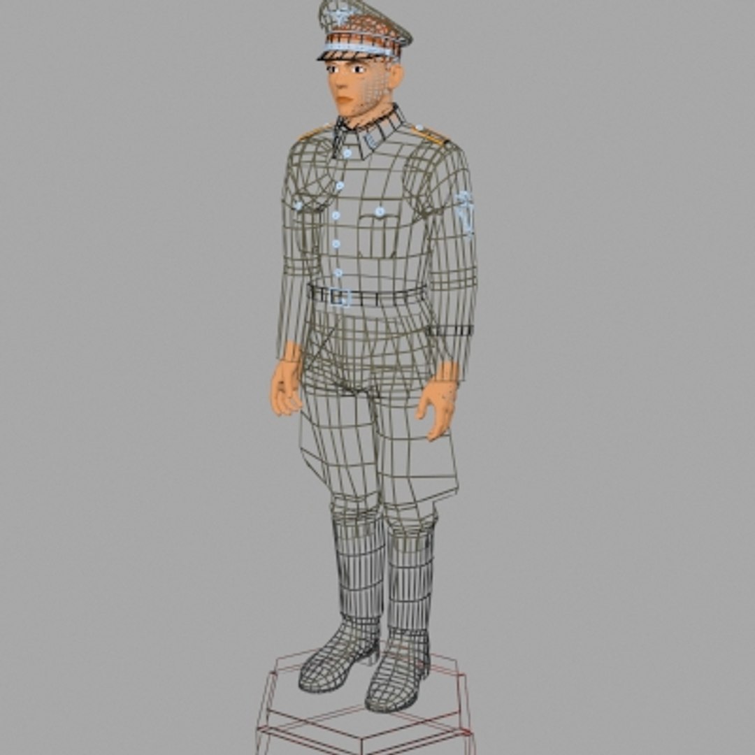 world war german 3d model