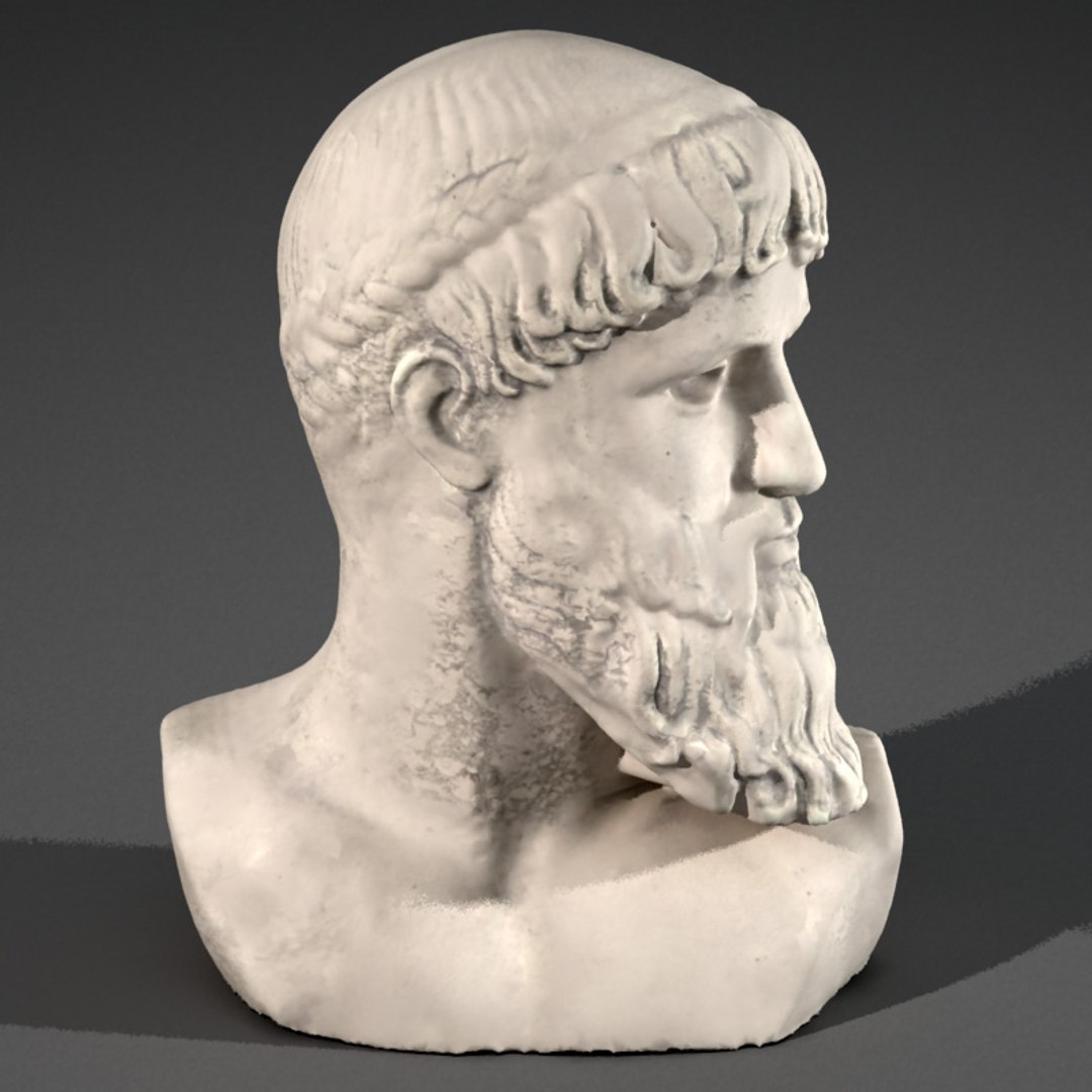 3d zeus statue model