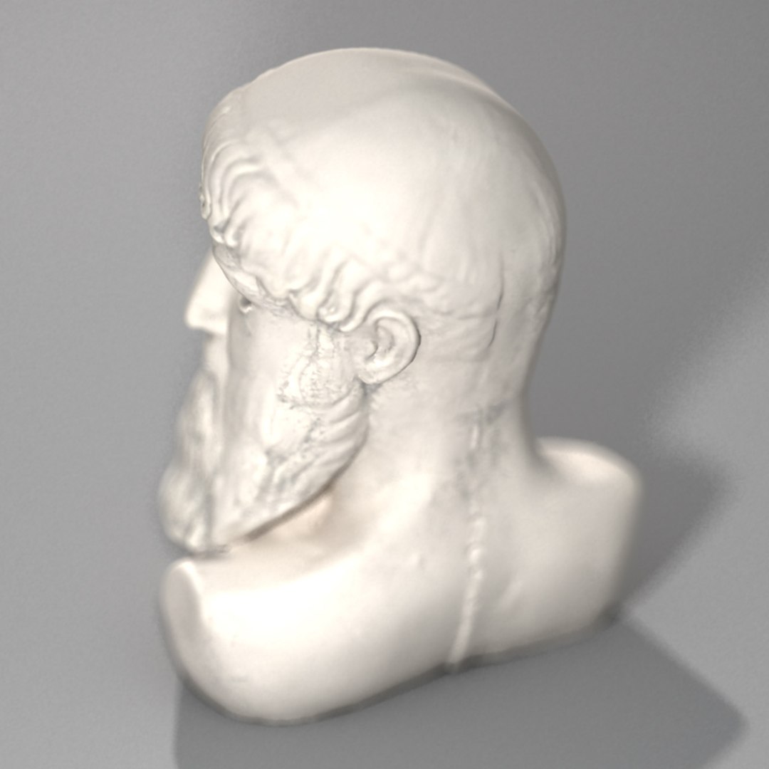 3d Zeus Statue Model