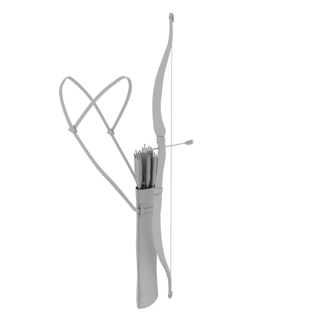 Bow Arrow 3D Model - TurboSquid 1481693