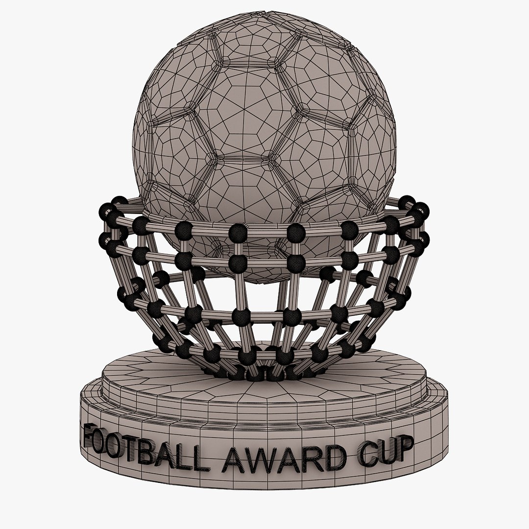 3d Model Football Award Cup