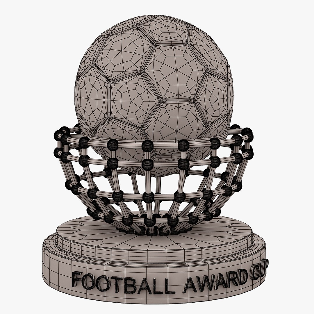 3d Model Football Award Cup