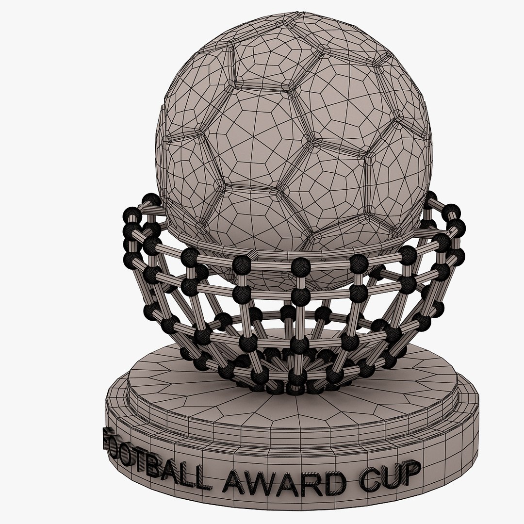 3d Model Football Award Cup