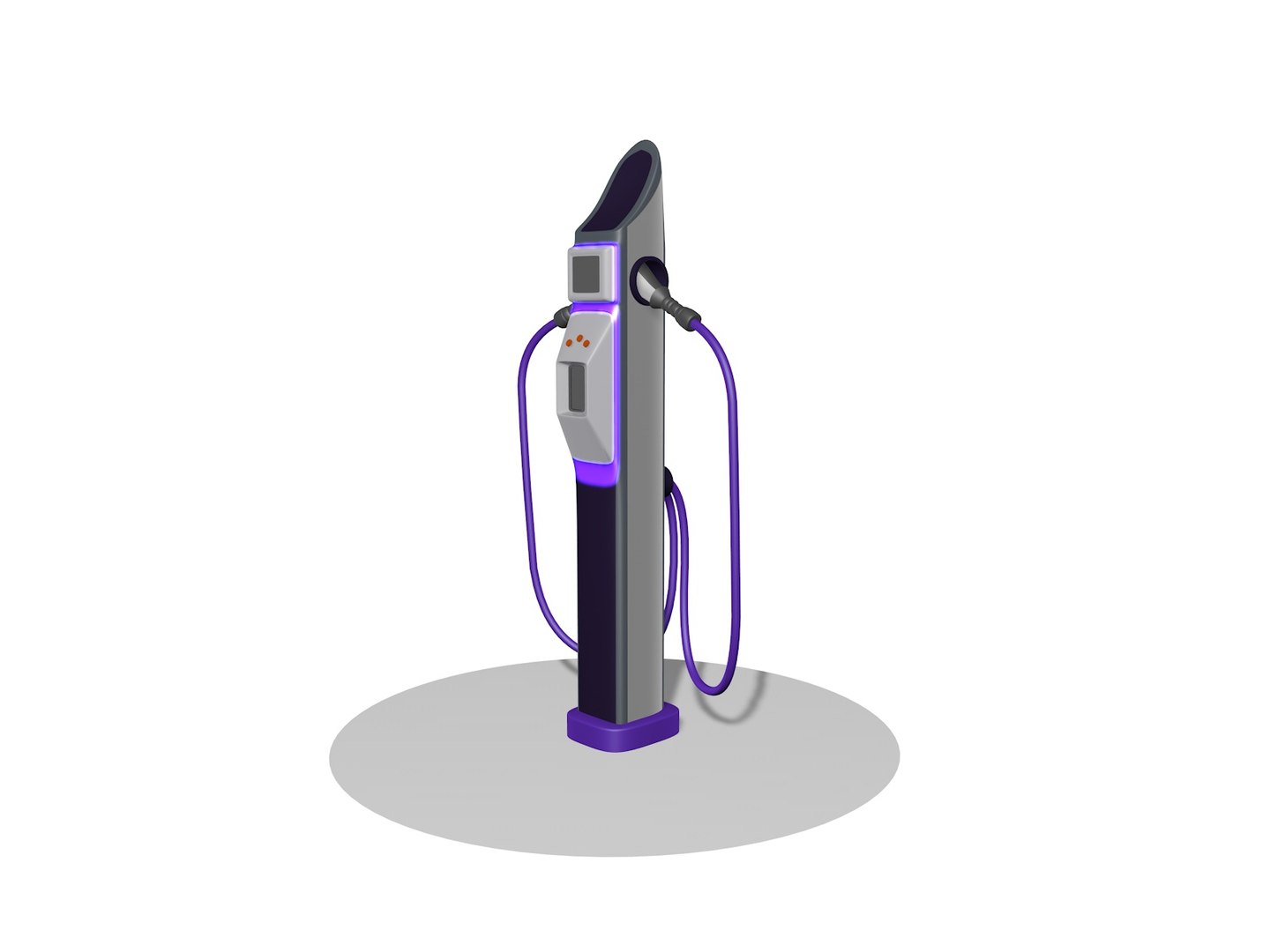 3D Concept Electric Car Charging Model - TurboSquid 1499168