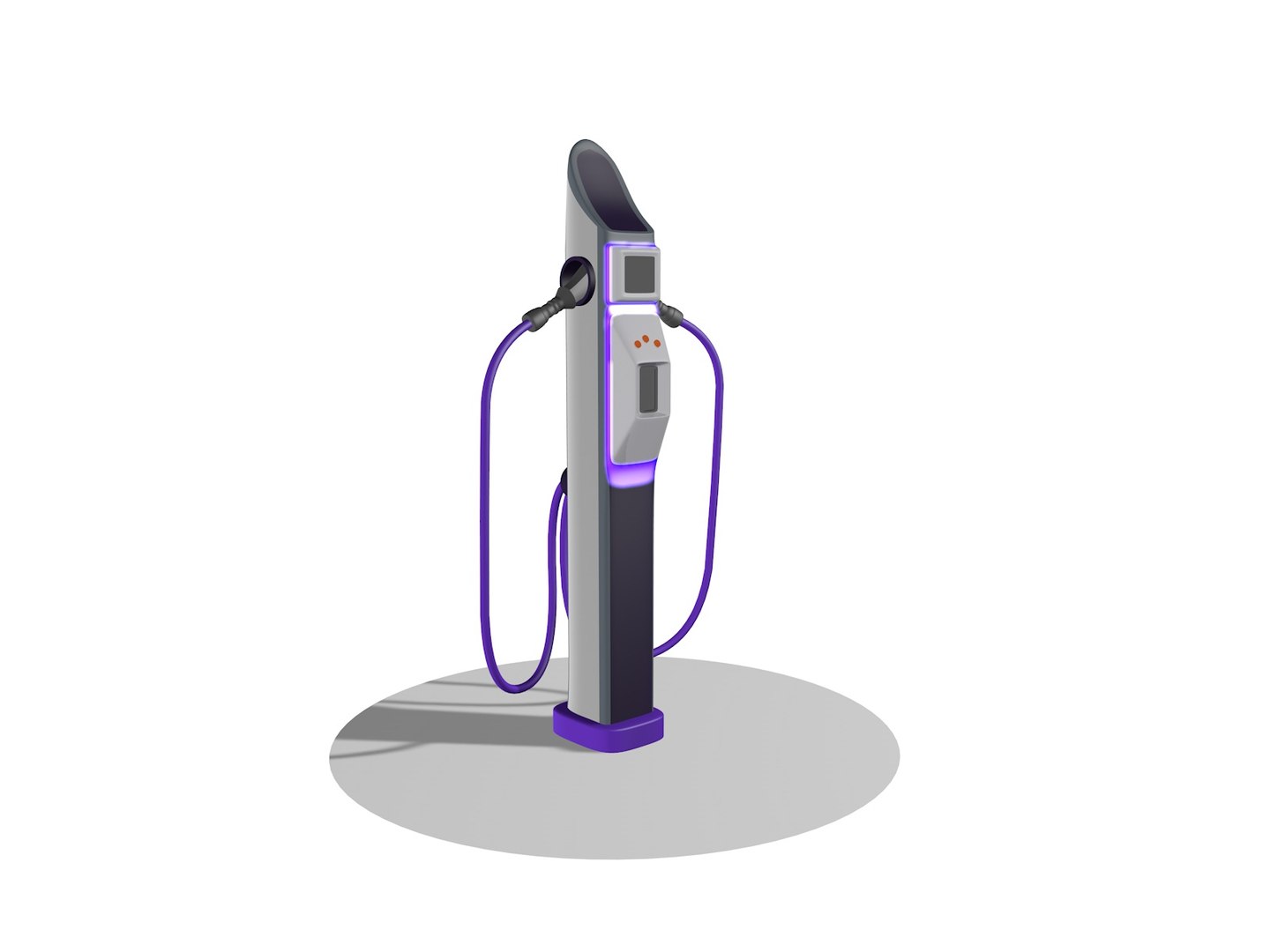 3D Concept Electric Car Charging Model - TurboSquid 1499168