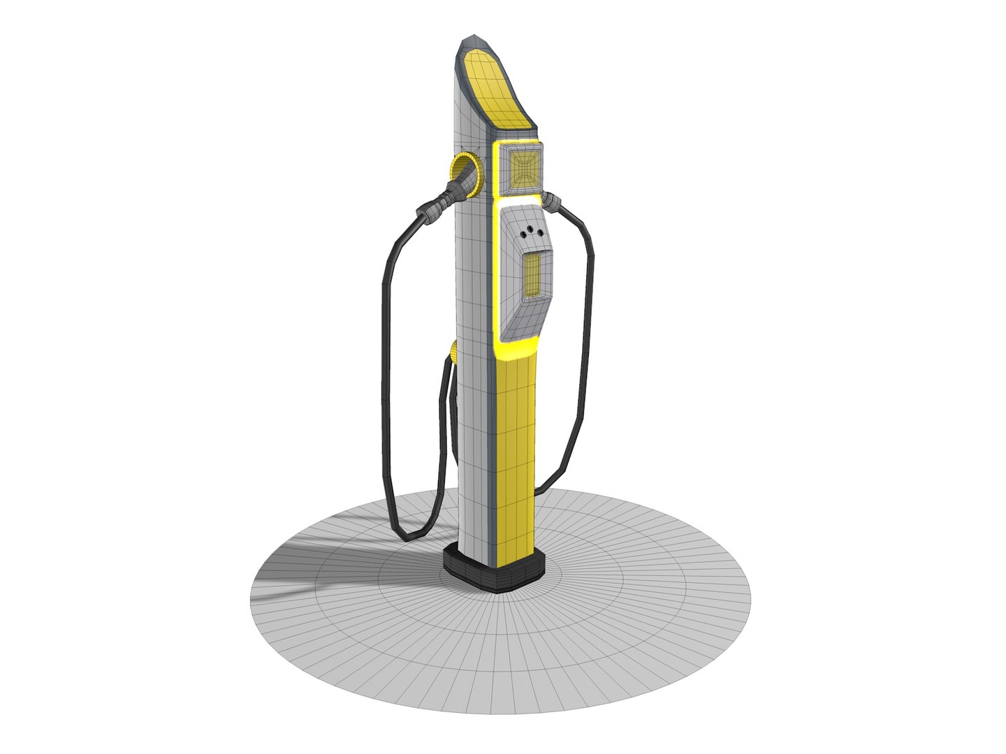 3D Concept Electric Car Charging Model - TurboSquid 1499168