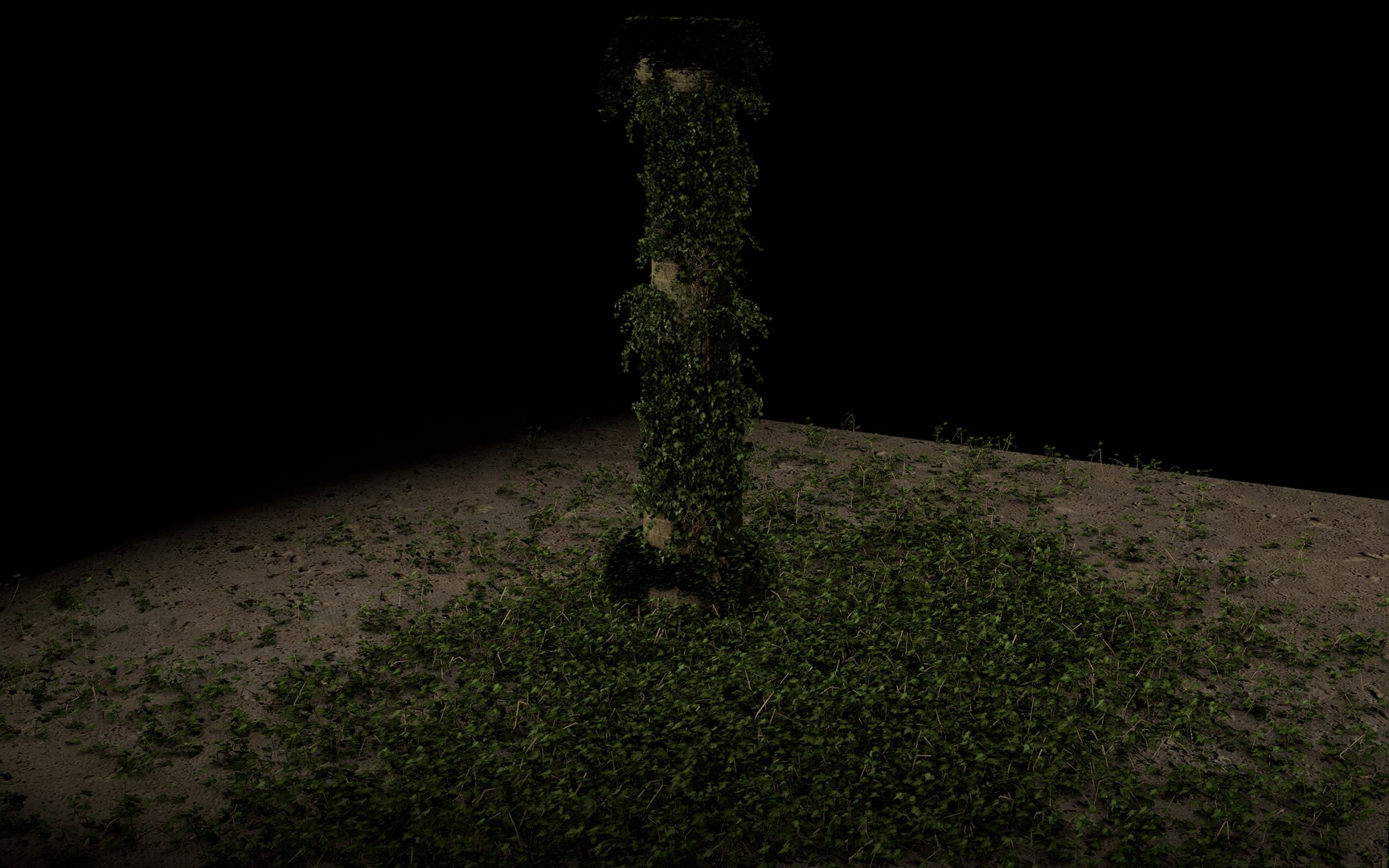 Column Vegetation 3D - TurboSquid 1201879