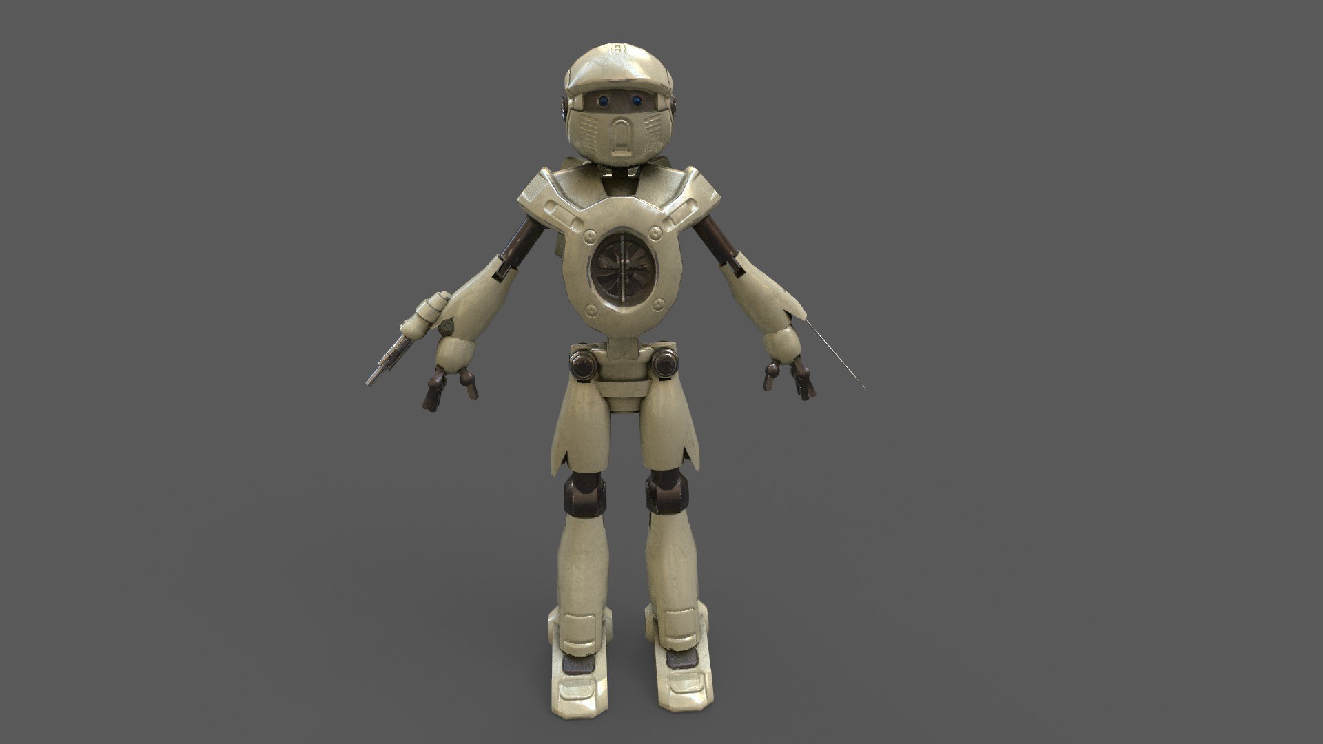 Robot Pbr 3D Model - TurboSquid 1519173