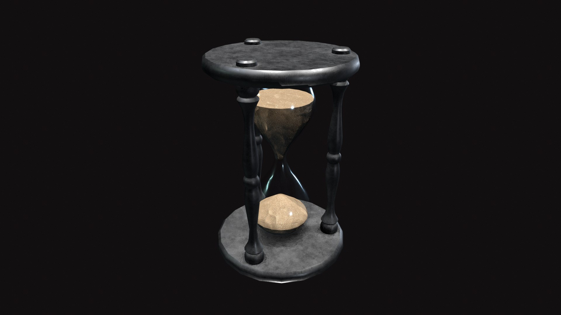 3D Model Medieval Hour Glass - TurboSquid 2322752