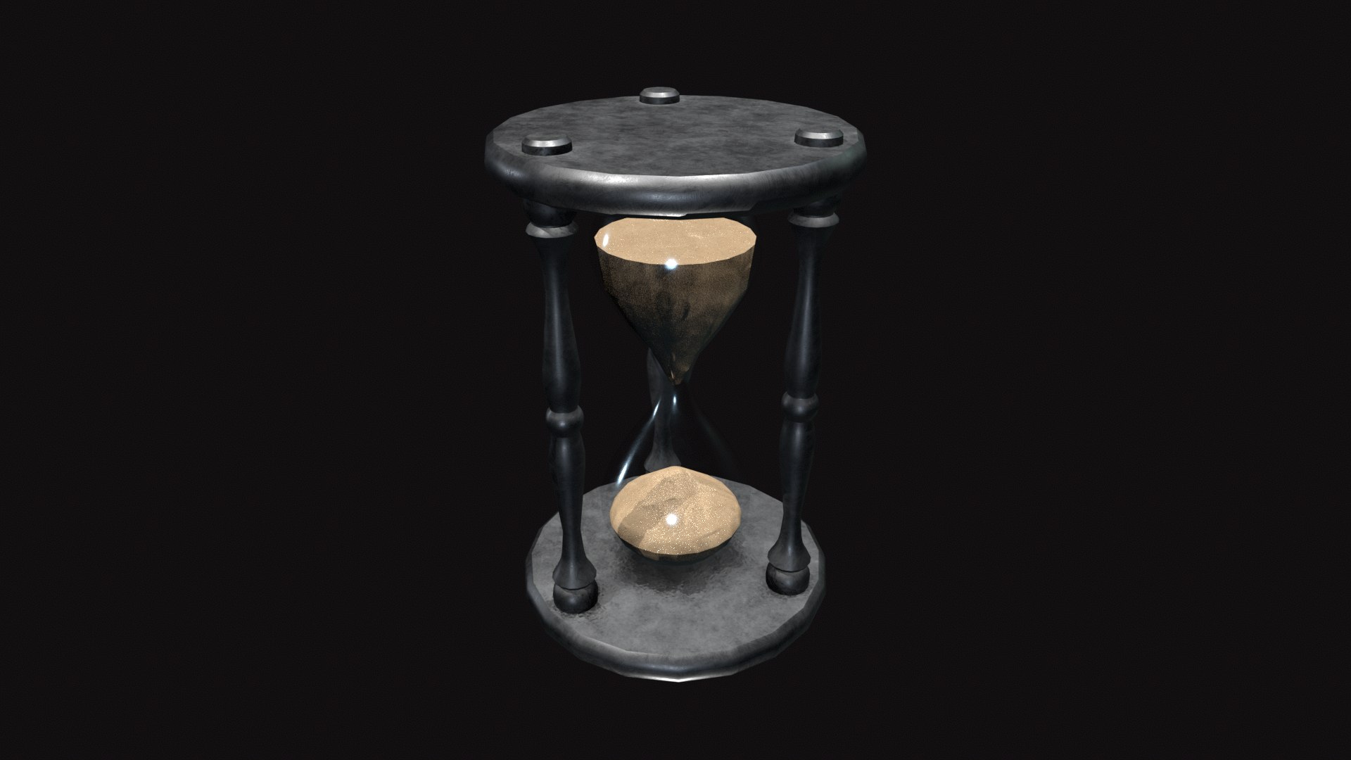 3D Model Medieval Hour Glass - TurboSquid 2322752
