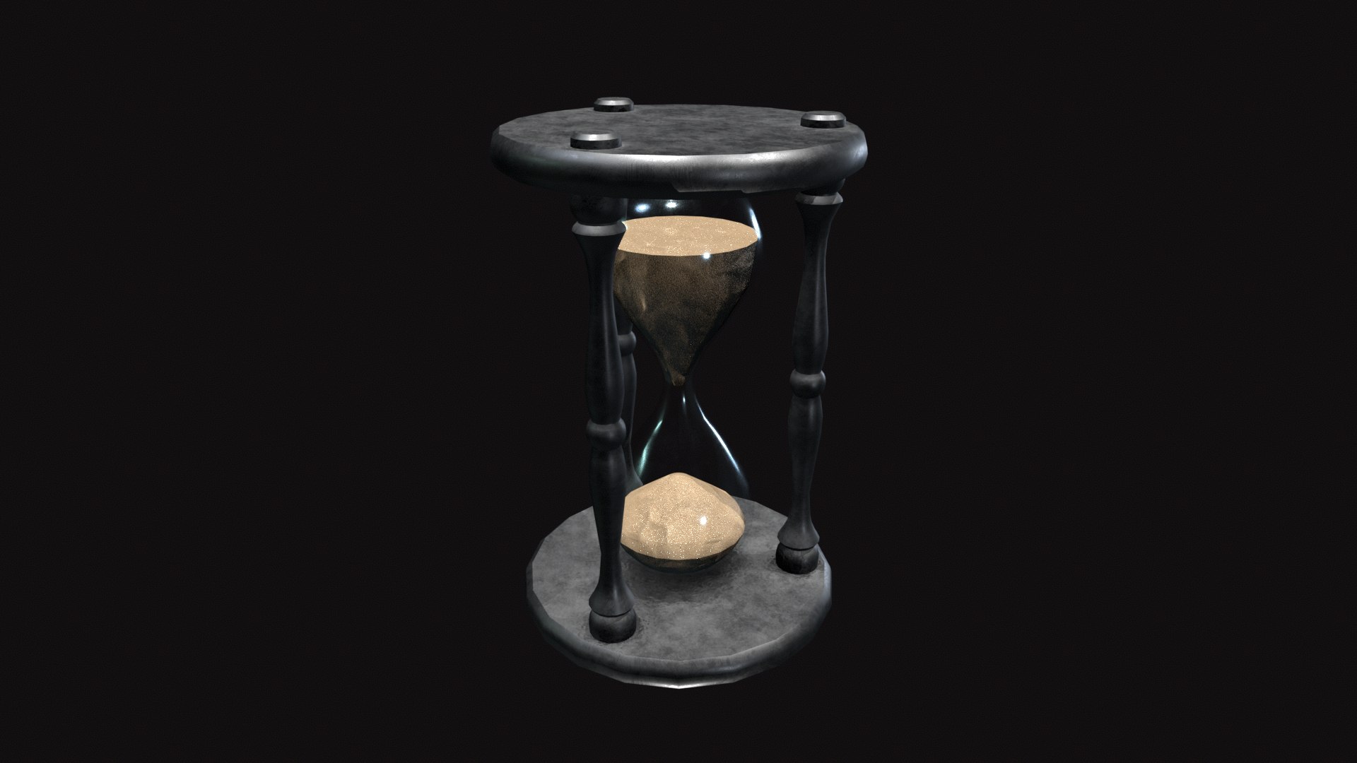 3D Model Medieval Hour Glass - TurboSquid 2322752