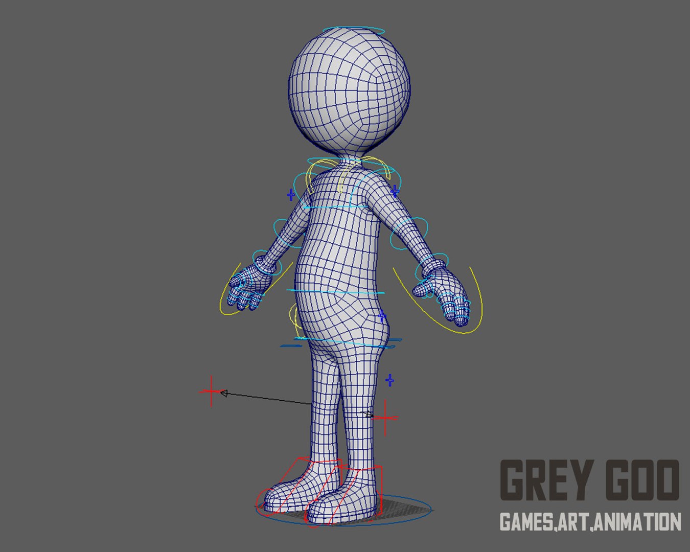 Stickman Man Character 3D Model - TurboSquid 1305291