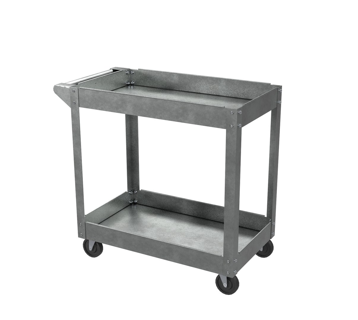 Steel cart 3D model - TurboSquid 1496638