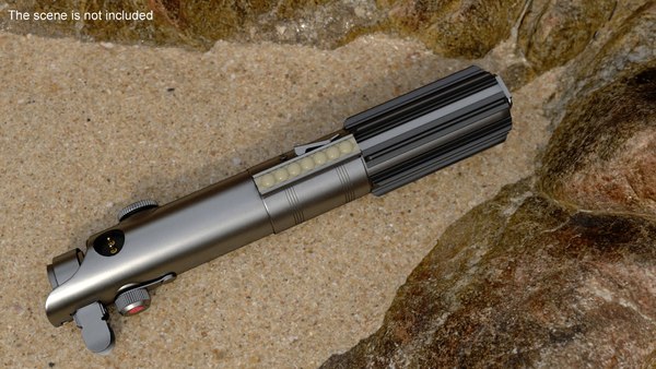 modelo 3d Sable de luz verde de Luke Skywalker - TurboSquid 2322311