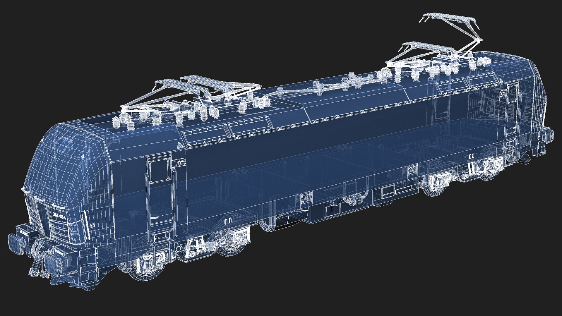 3D Collection Of 10 Siemens Vectron Locomotives In Different Types And ...