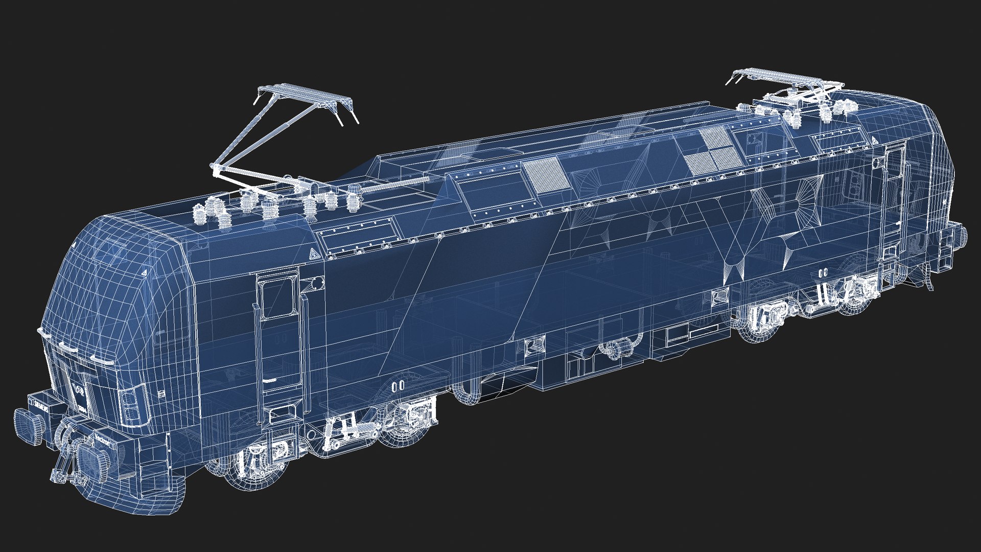 3D Collection Of 10 Siemens Vectron Locomotives In Different Types And ...
