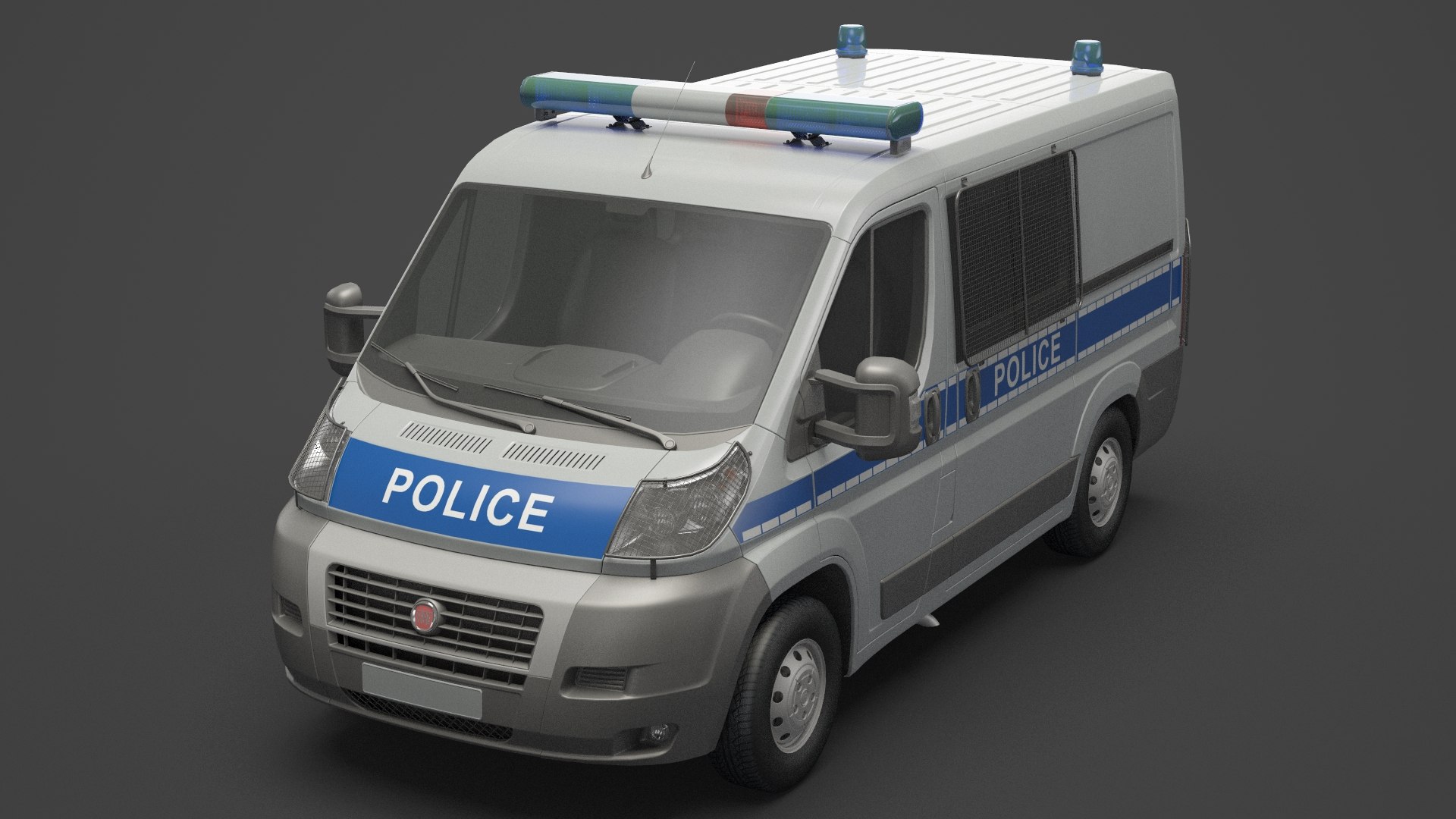 Police Van 3D Model - TurboSquid 1829132