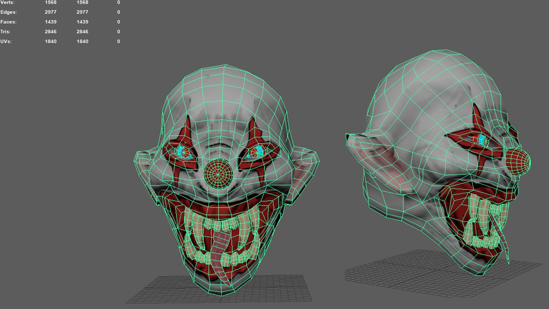 Evil Clown Mask 3D Model - TurboSquid 2388174