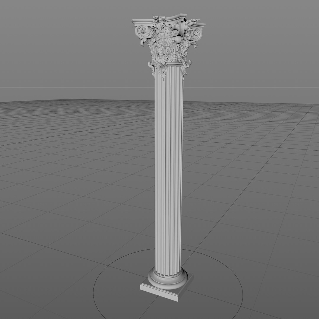 Column Architecture 3D Model - TurboSquid 1511031