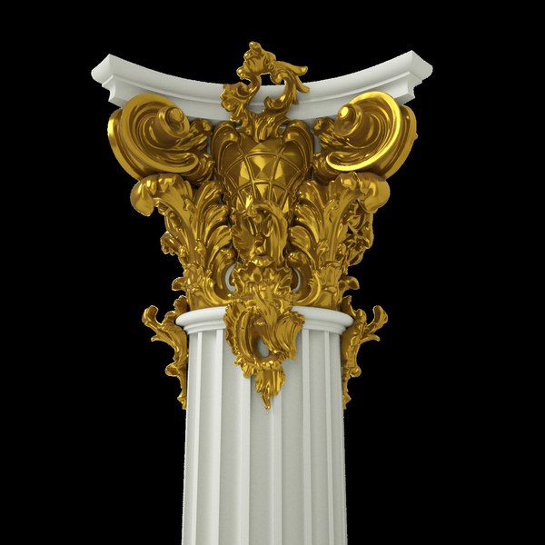 Column architecture 3D model - TurboSquid 1510891