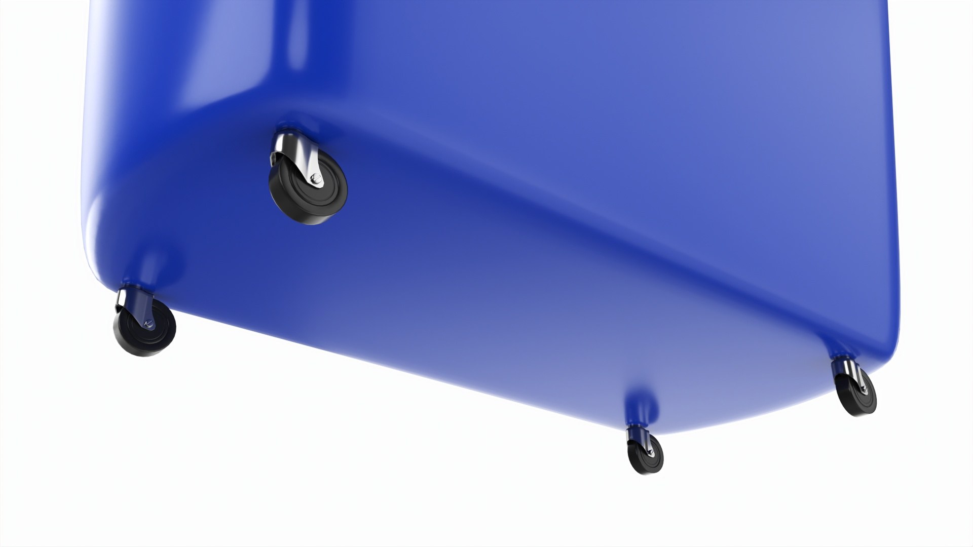 3D Store Rolling Shopping Basket Blue - TurboSquid 2195447