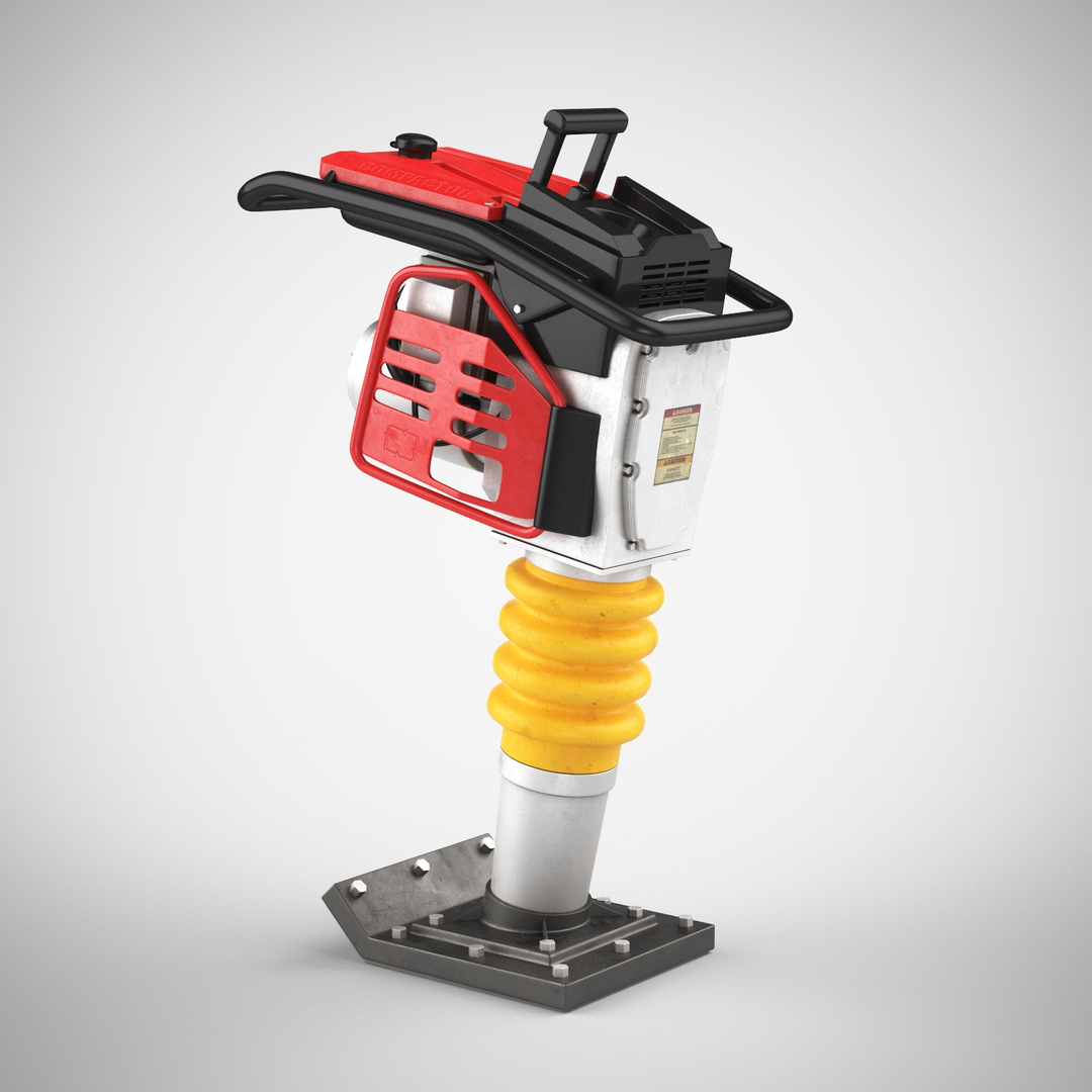 3d Model Tamping Compactor