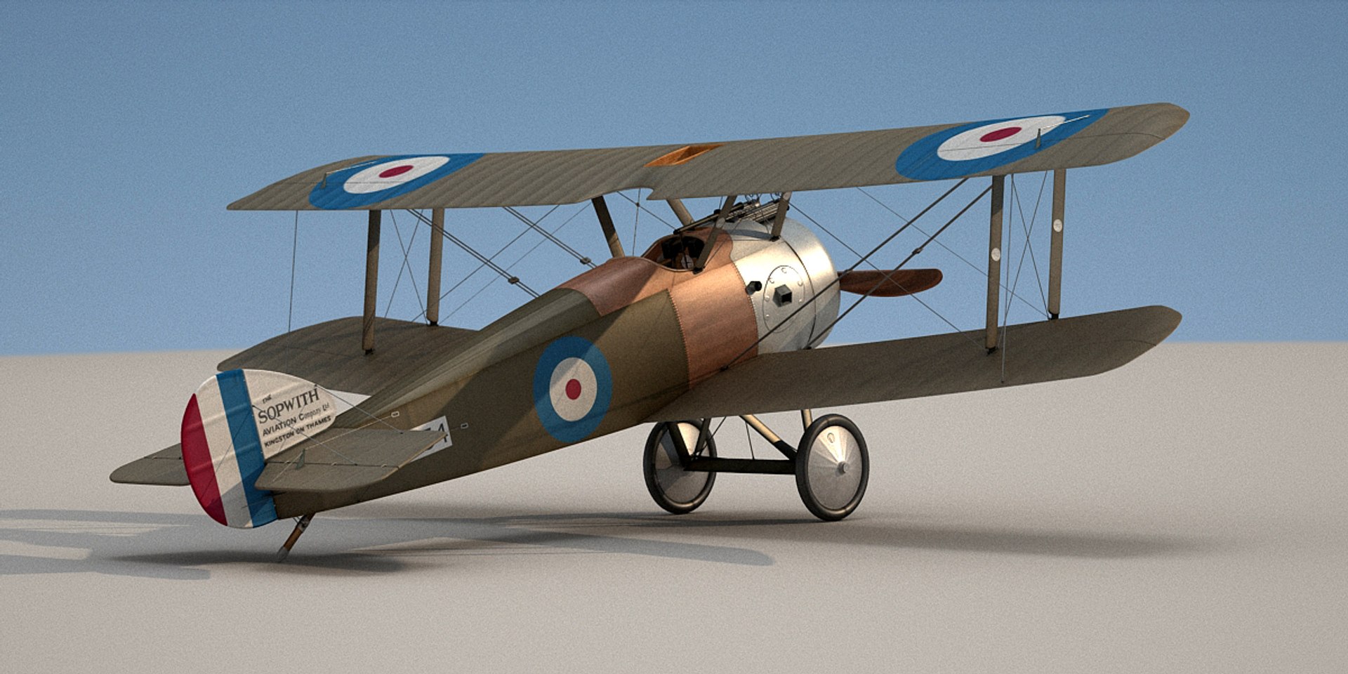 3D Model Sopwith Camel - TurboSquid 1361024