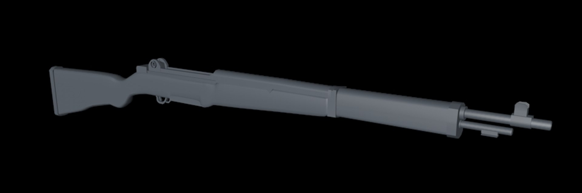 M1 Garand Weapon Model - TurboSquid 1509389