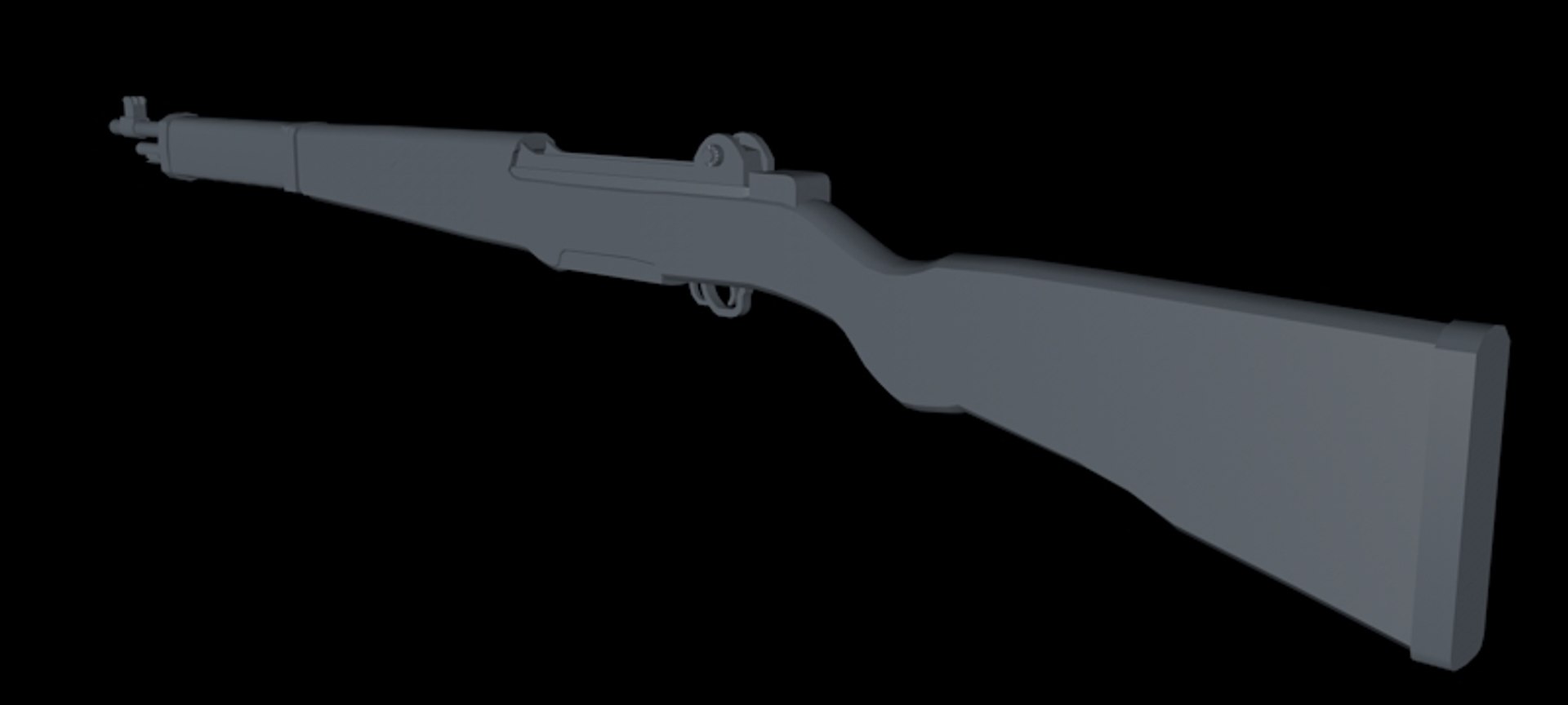 M1 Garand Weapon Model - TurboSquid 1509389