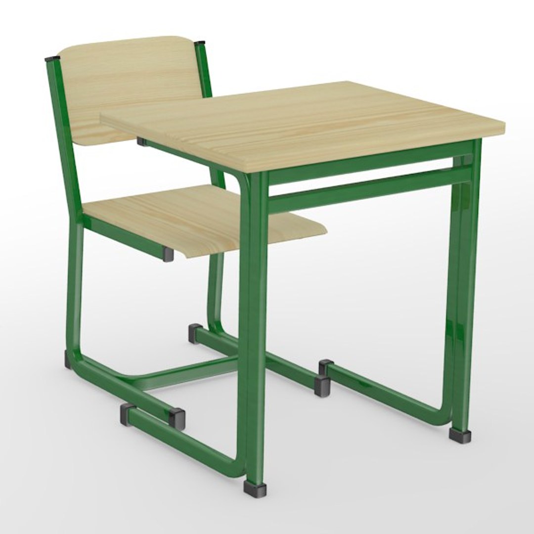 school chair 3d model