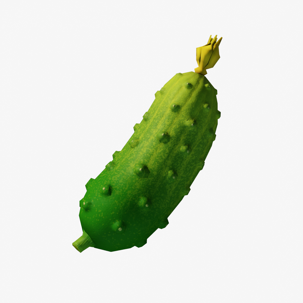 3D Cartoon Cucumber - TurboSquid 1728225