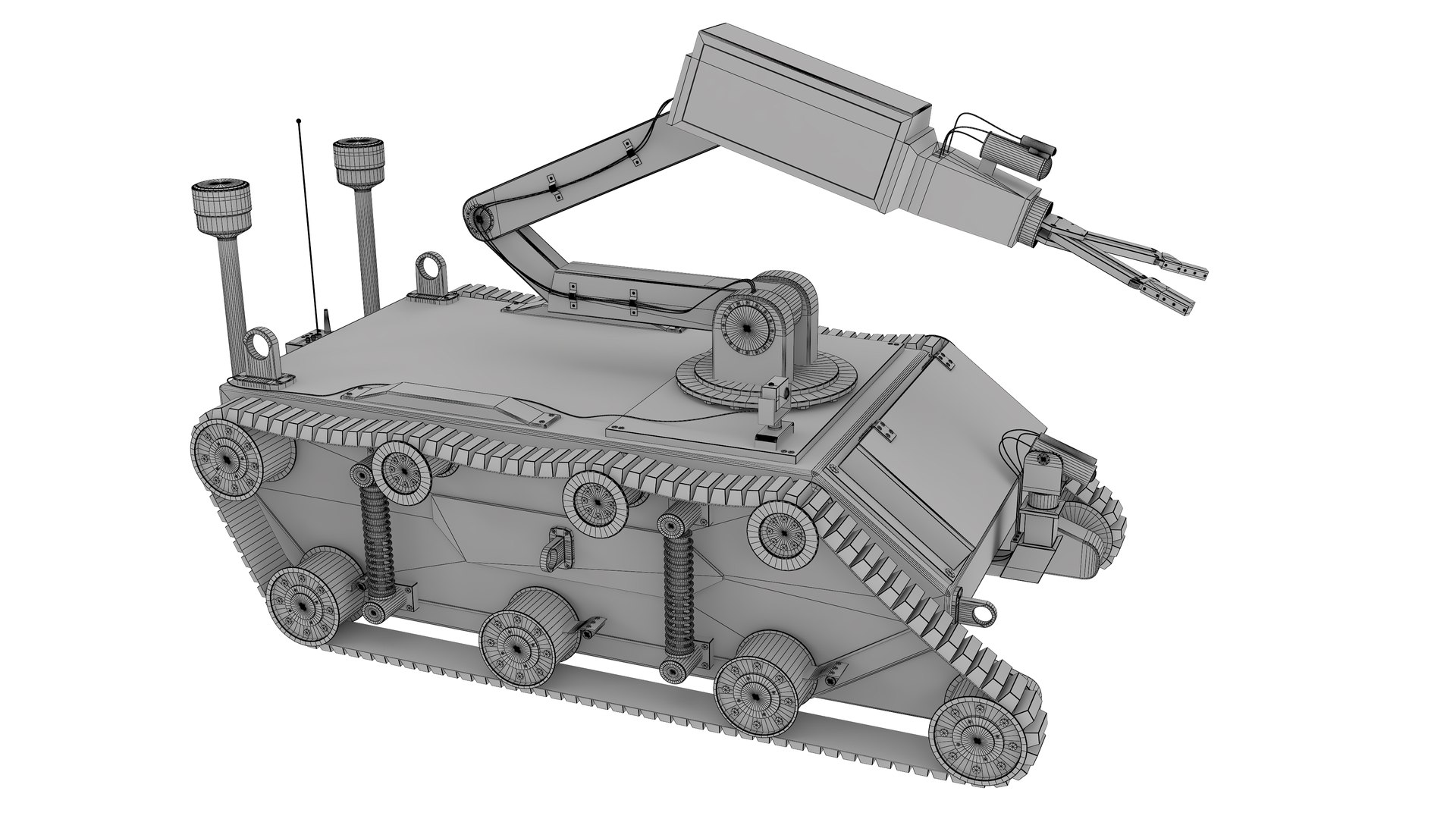 3D Bomb Squad Robot Model - TurboSquid 2211944