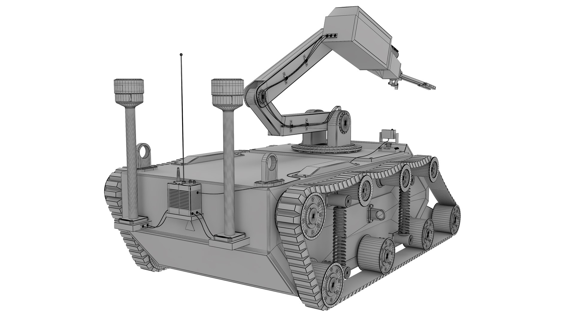 3D Bomb Squad Robot Model - TurboSquid 2211944