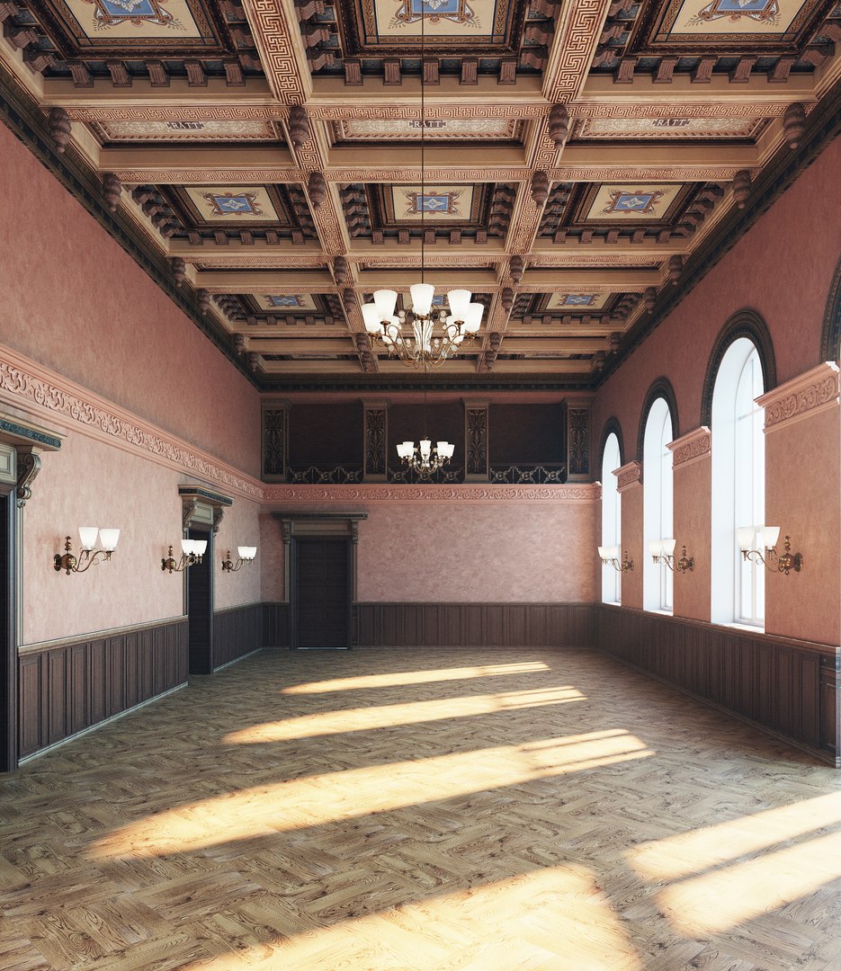 Classical Interior 3D model - TurboSquid 1903496