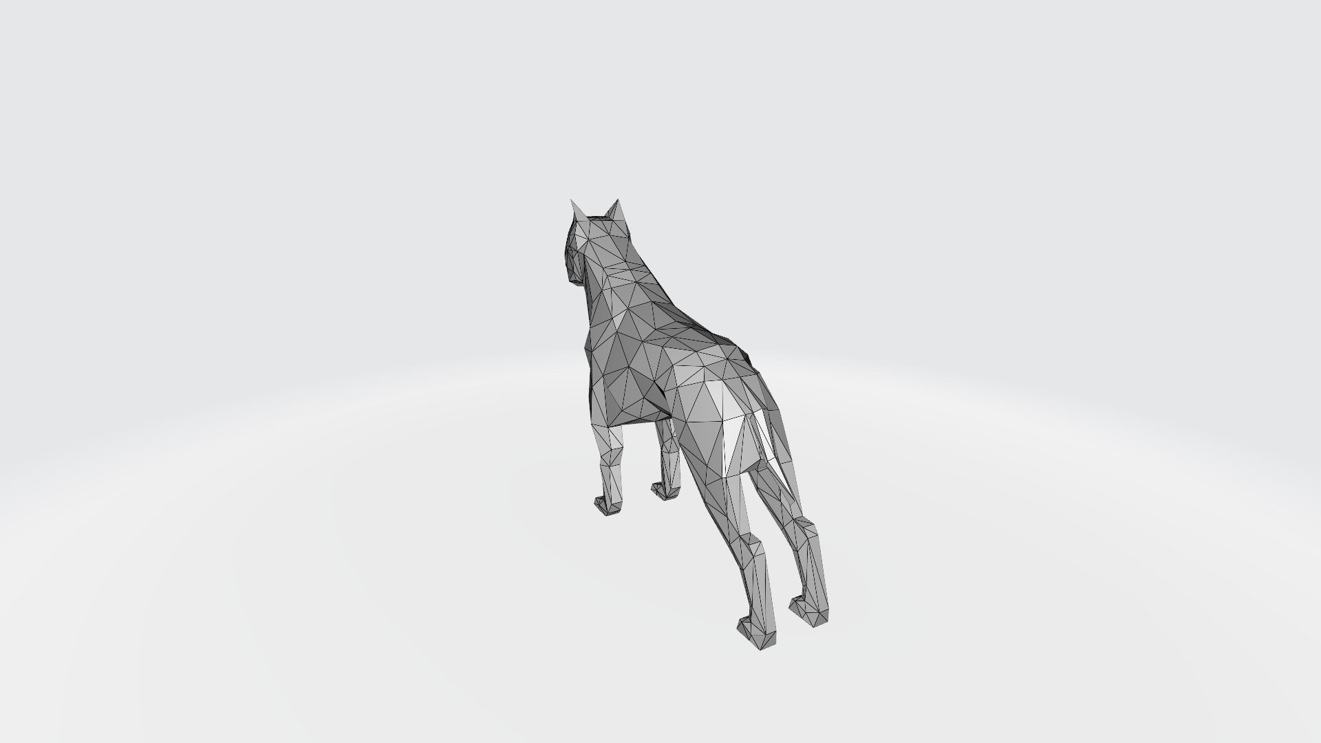Low Poly Dog Model - TurboSquid 2337592