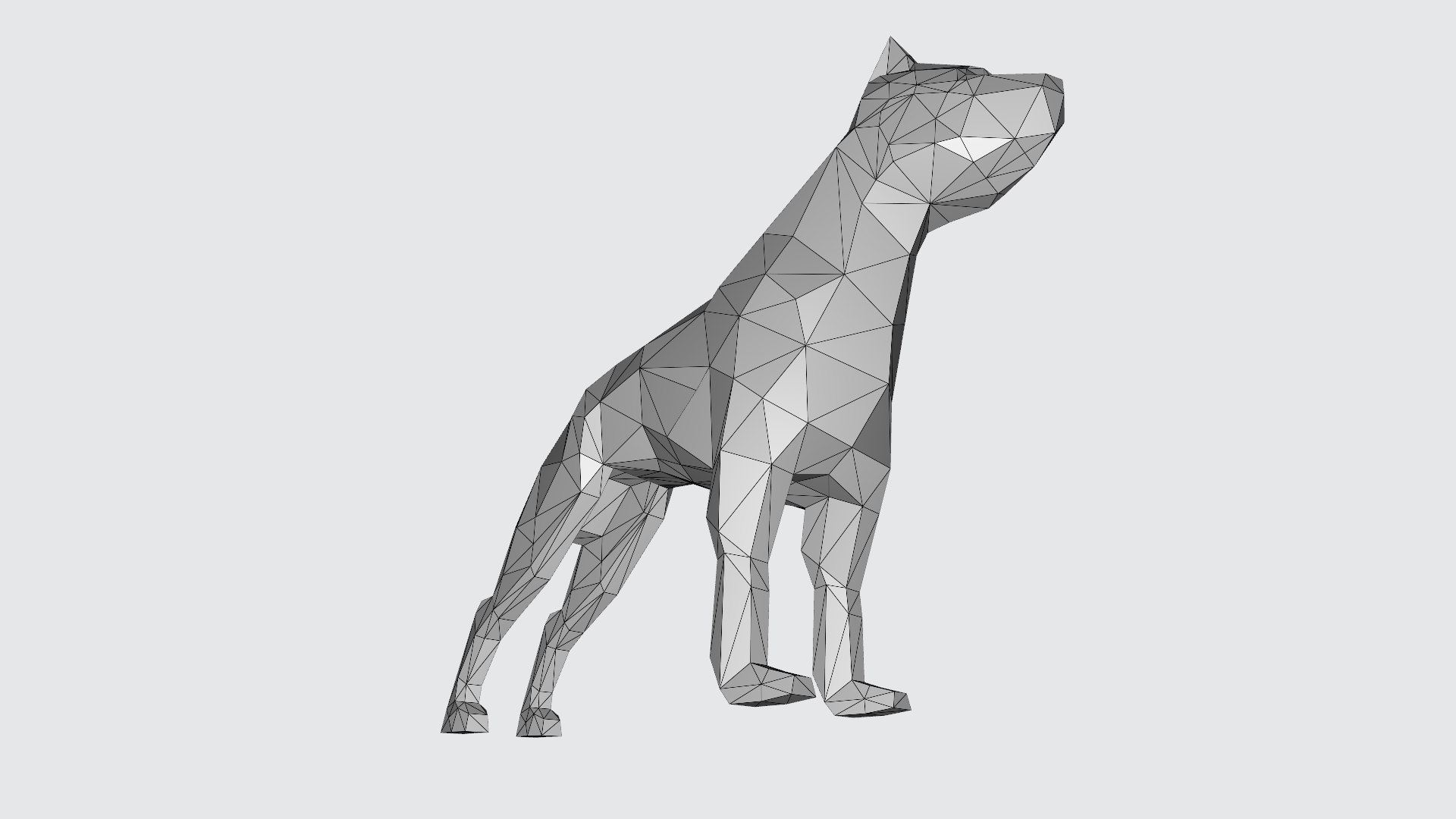 Low Poly Dog Model - TurboSquid 2337592