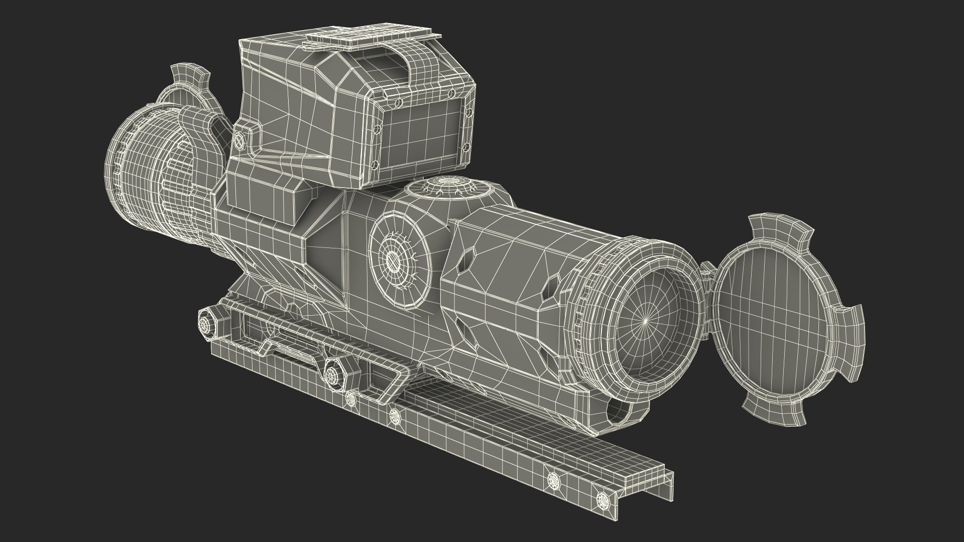 Multi-Role Optic System For Assault Rifles 3D - TurboSquid 2412695
