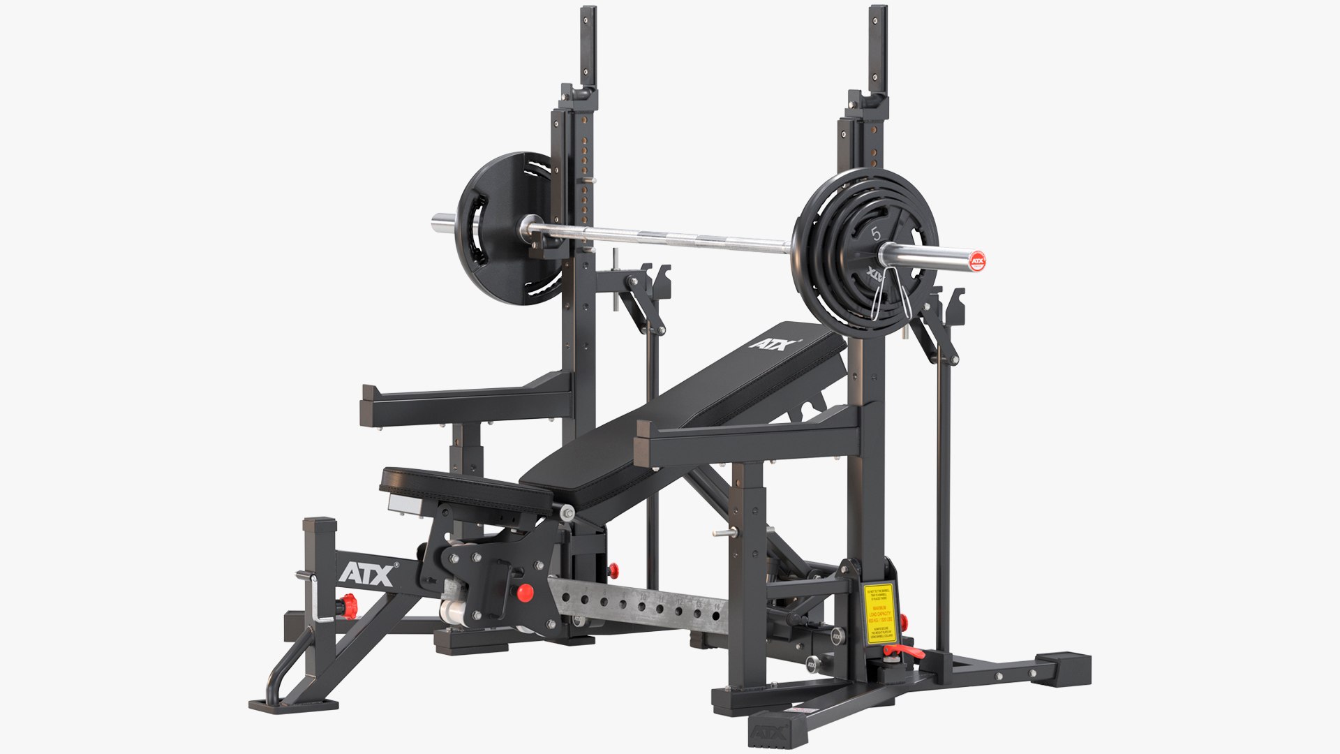 ATX IPF Powerlifting Combo Rack COP-700 3D Model - TurboSquid 2326493