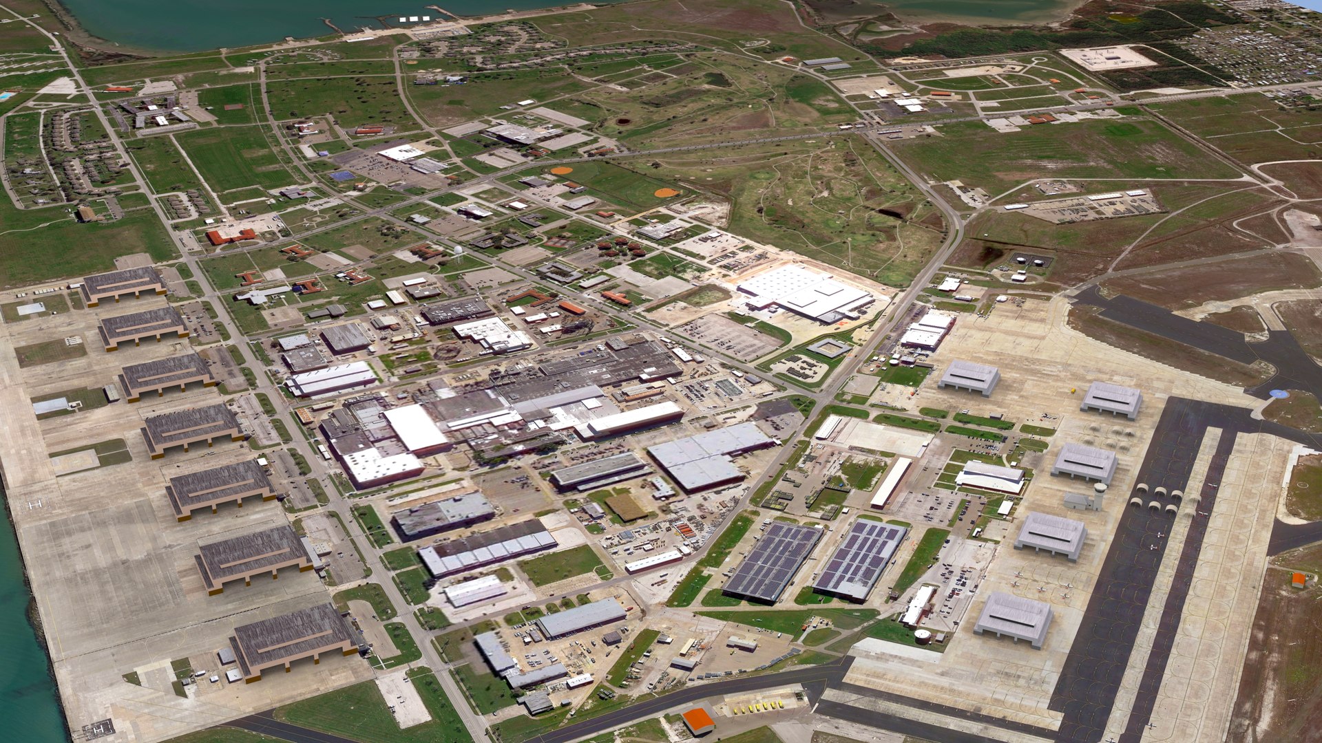 3D Naval Air Station CC Texas Model - TurboSquid 2225512