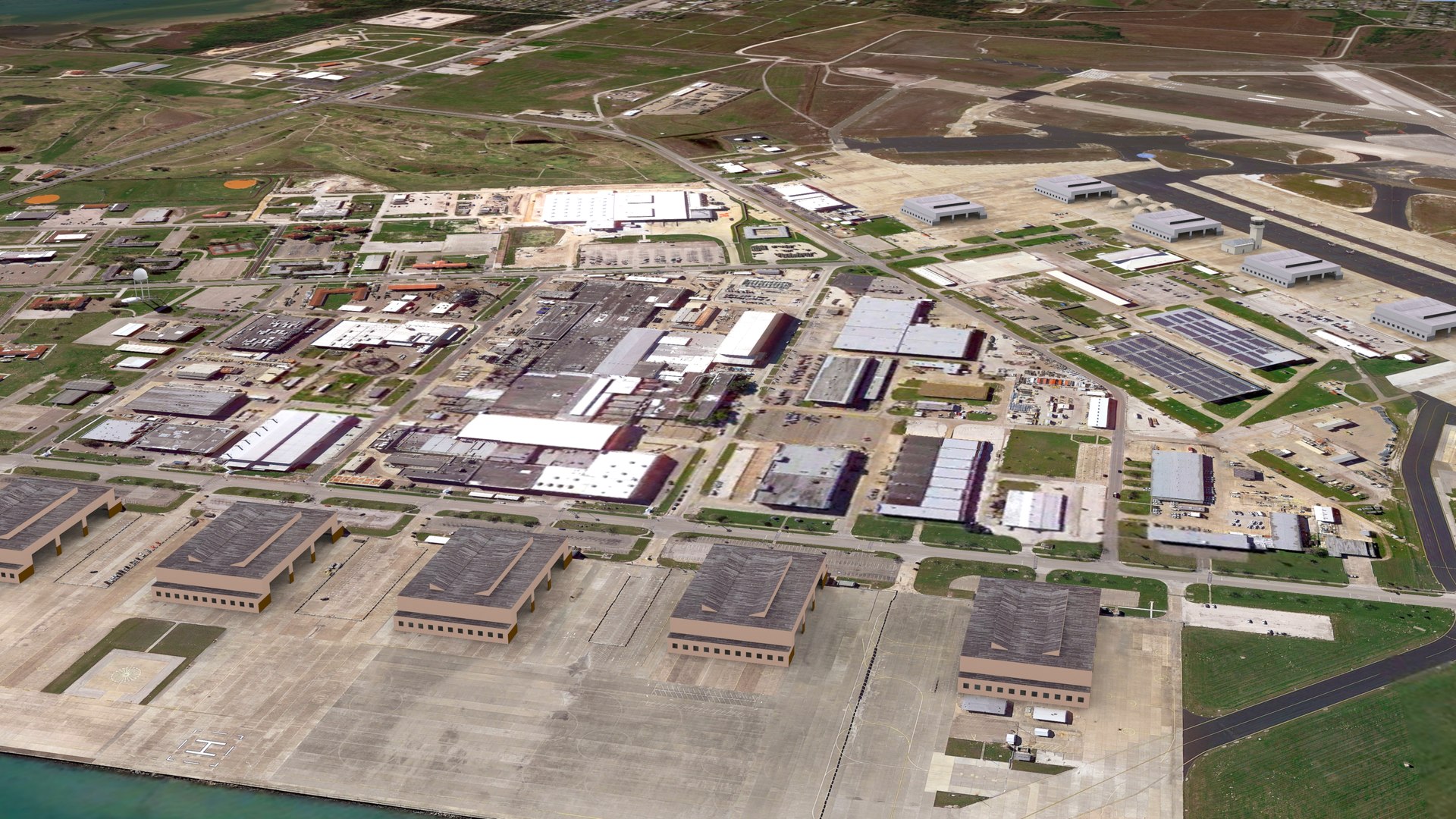 3D Naval Air Station CC Texas Model - TurboSquid 2225512
