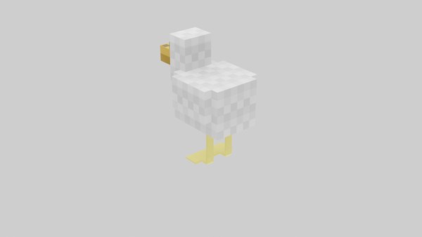 Minecraft Chicken 3D 모델 - TurboSquid 1978196