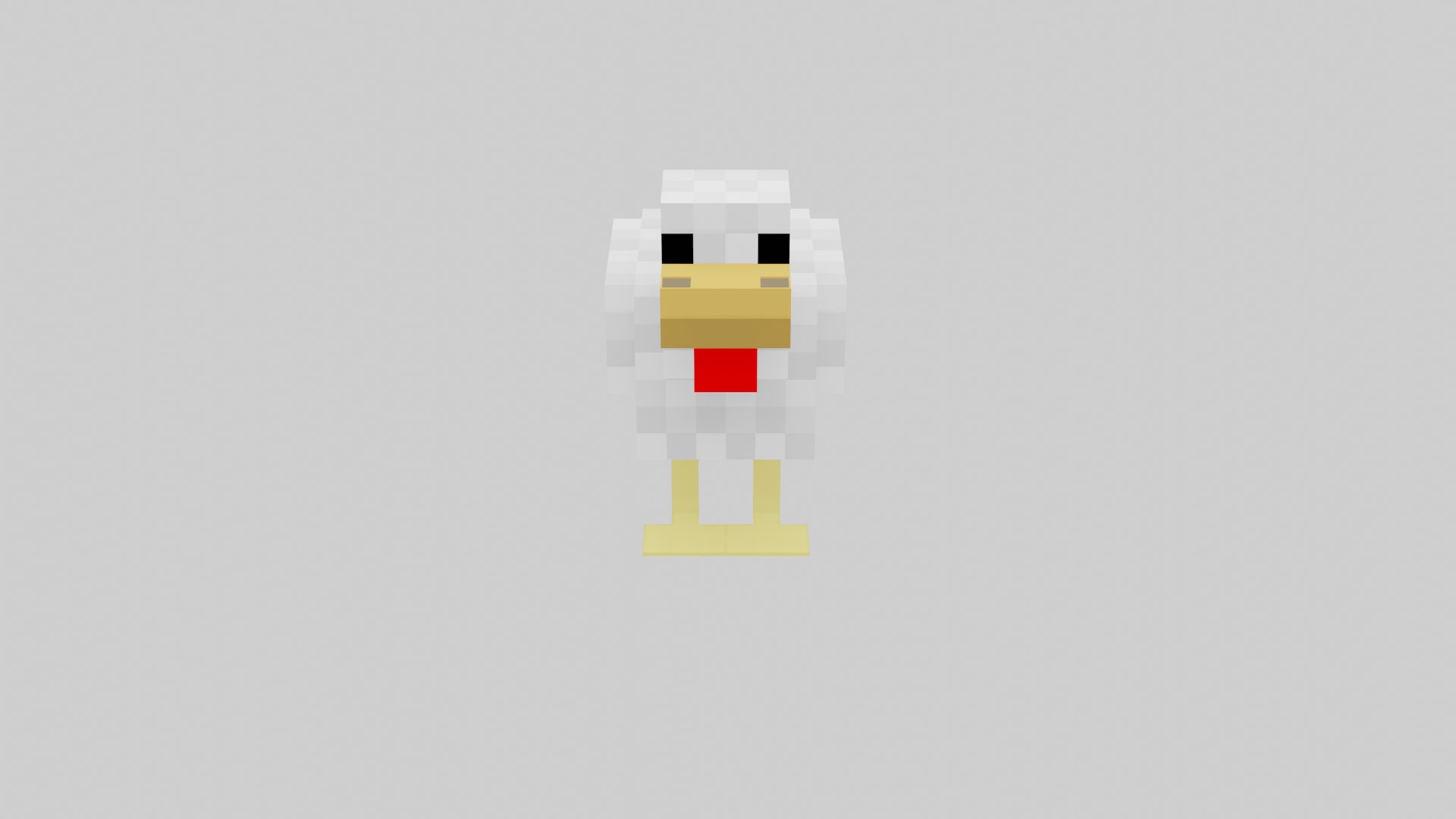Minecraft Chicken 3D model - TurboSquid 1978196